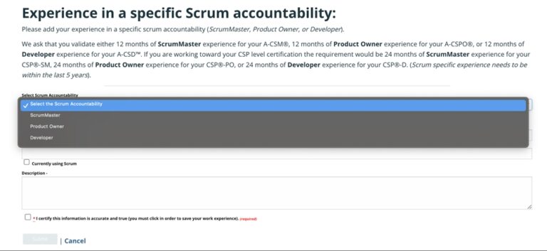 スクラムアライアンス認定資格のレベルや条件、実務経験の登録方法